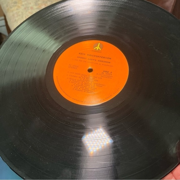 Media | Kris Kristofferson Sppoky Ladies Sideshow Vintage Vinyl Record ...